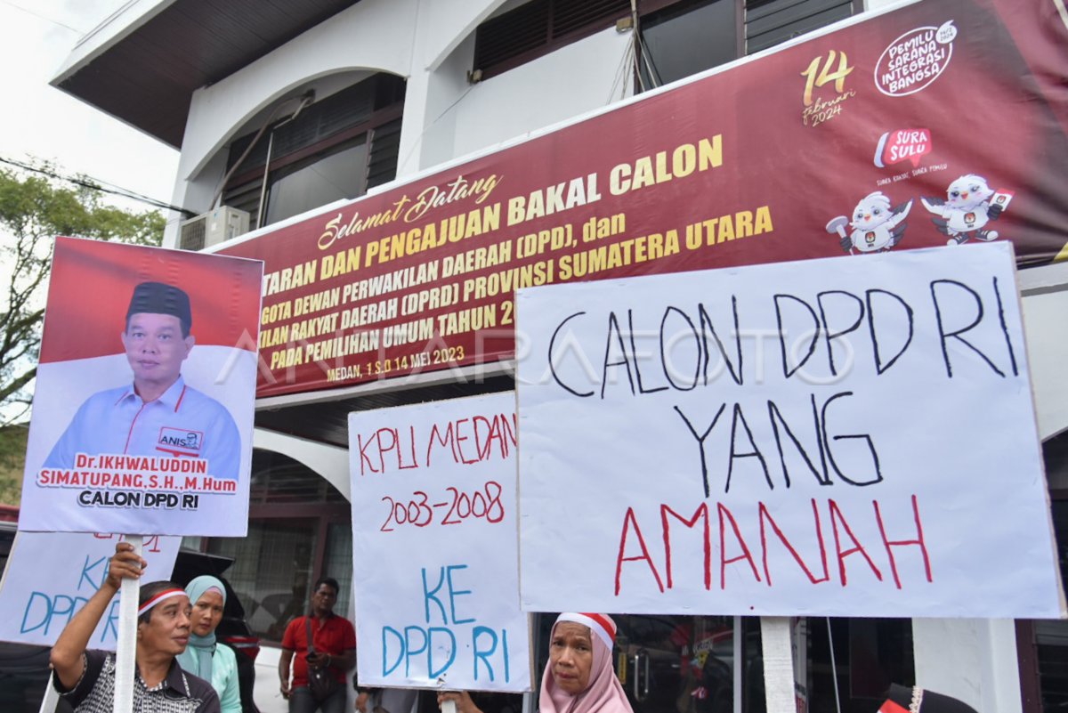 Pendaftaran Bacaleg Pemilu 2024 Di Medan Antara Foto