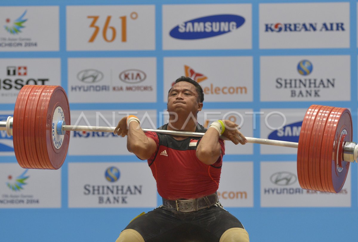 ANGKAT BESI ASIAN GAMES | ANTARA Foto
