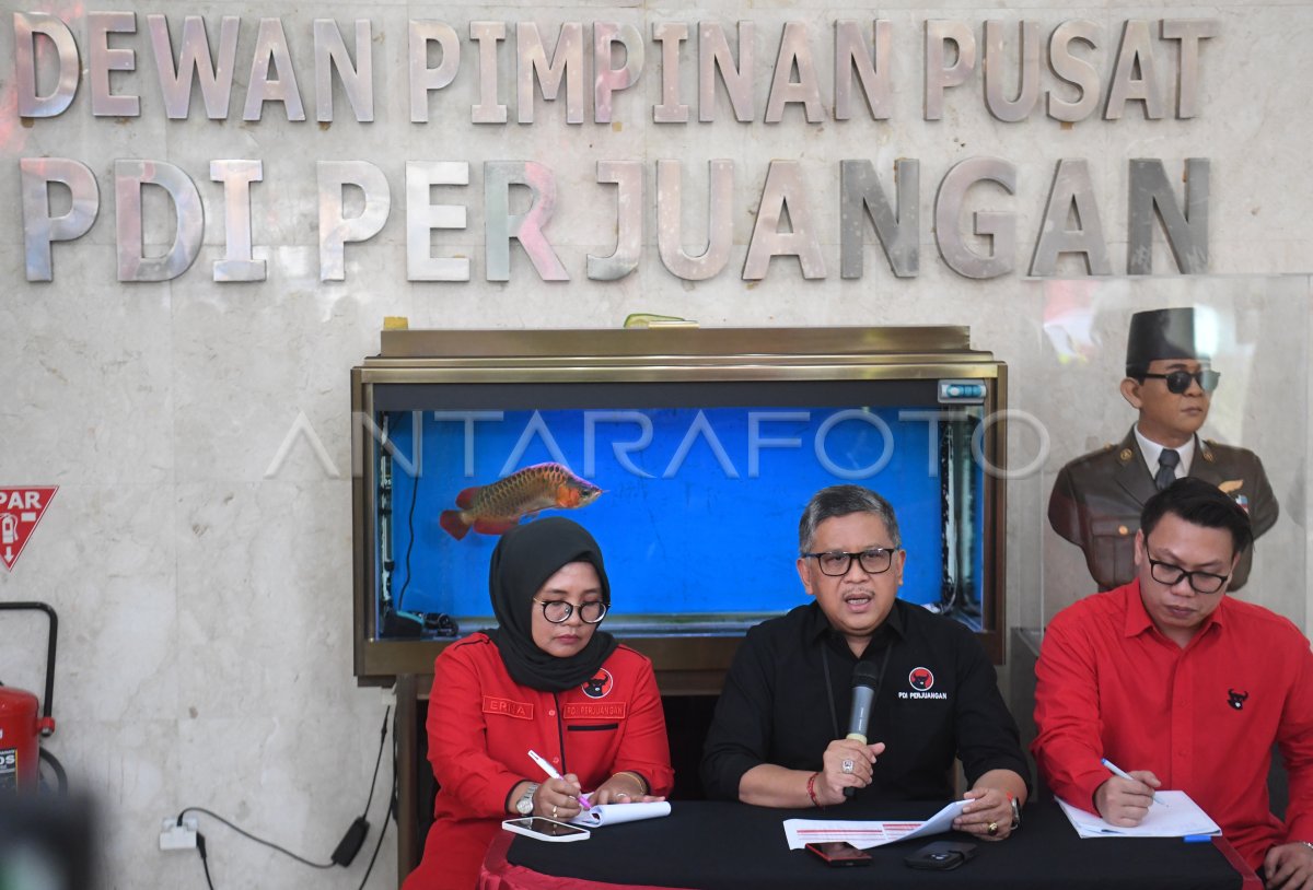 PDIP respon hasil Pemilu 2024 | ANTARA Foto