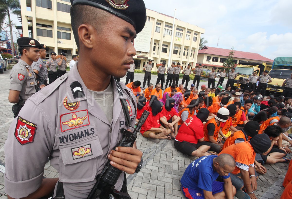 KEJAHATAN NARKOBA | ANTARA Foto