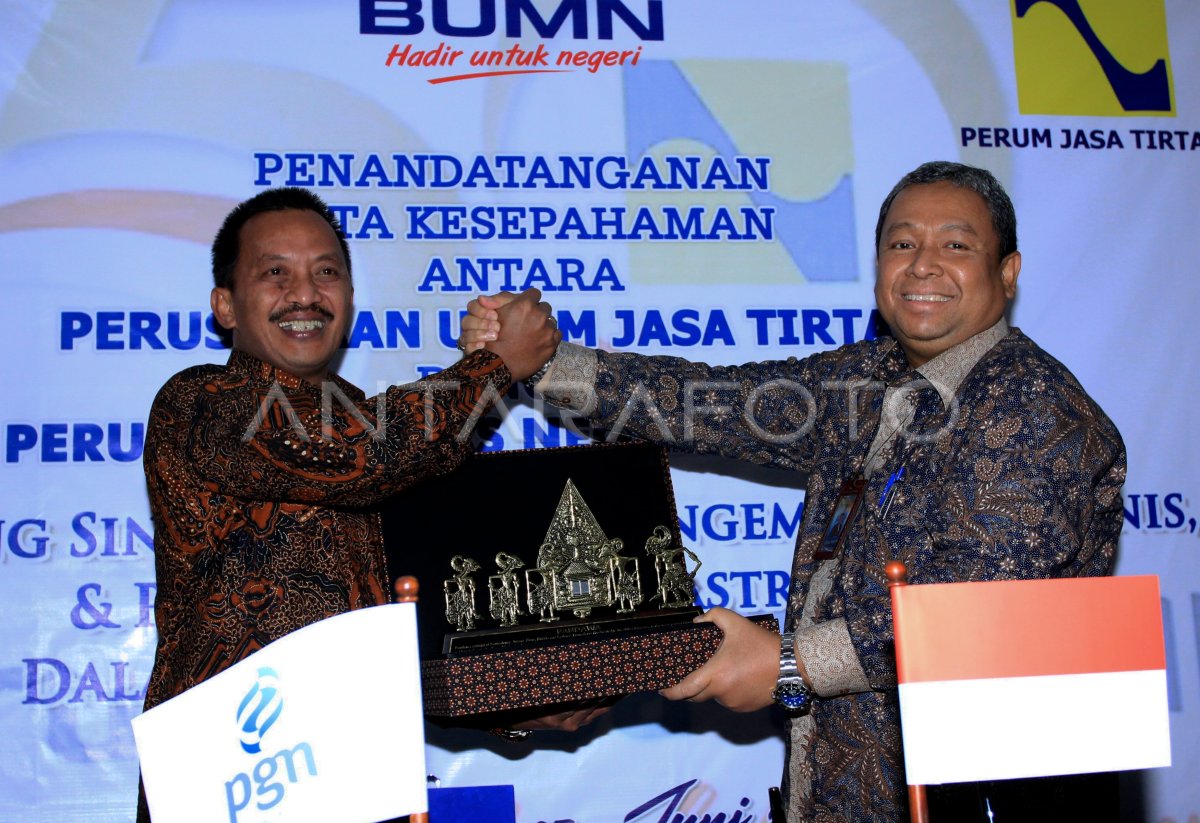 KERJA SAMA PGN DAN JASA TIRTA | ANTARA Foto KERJA SAMA PGN DAN JASA TIRTA | ANTARA Foto