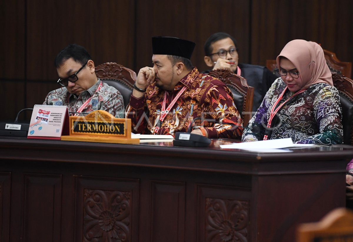 Hari terakhir sidang putusan sengketa Pileg 2024 | ANTARA Foto
