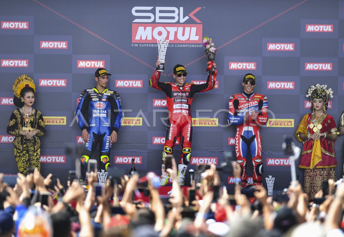 ALVARO BAUTISTA JUARA WSBK MANDALIKA 2023 | ANTARA Foto ALVARO BAUTISTA JUARA WSBK MANDALIKA 2023 | ANTARA Foto