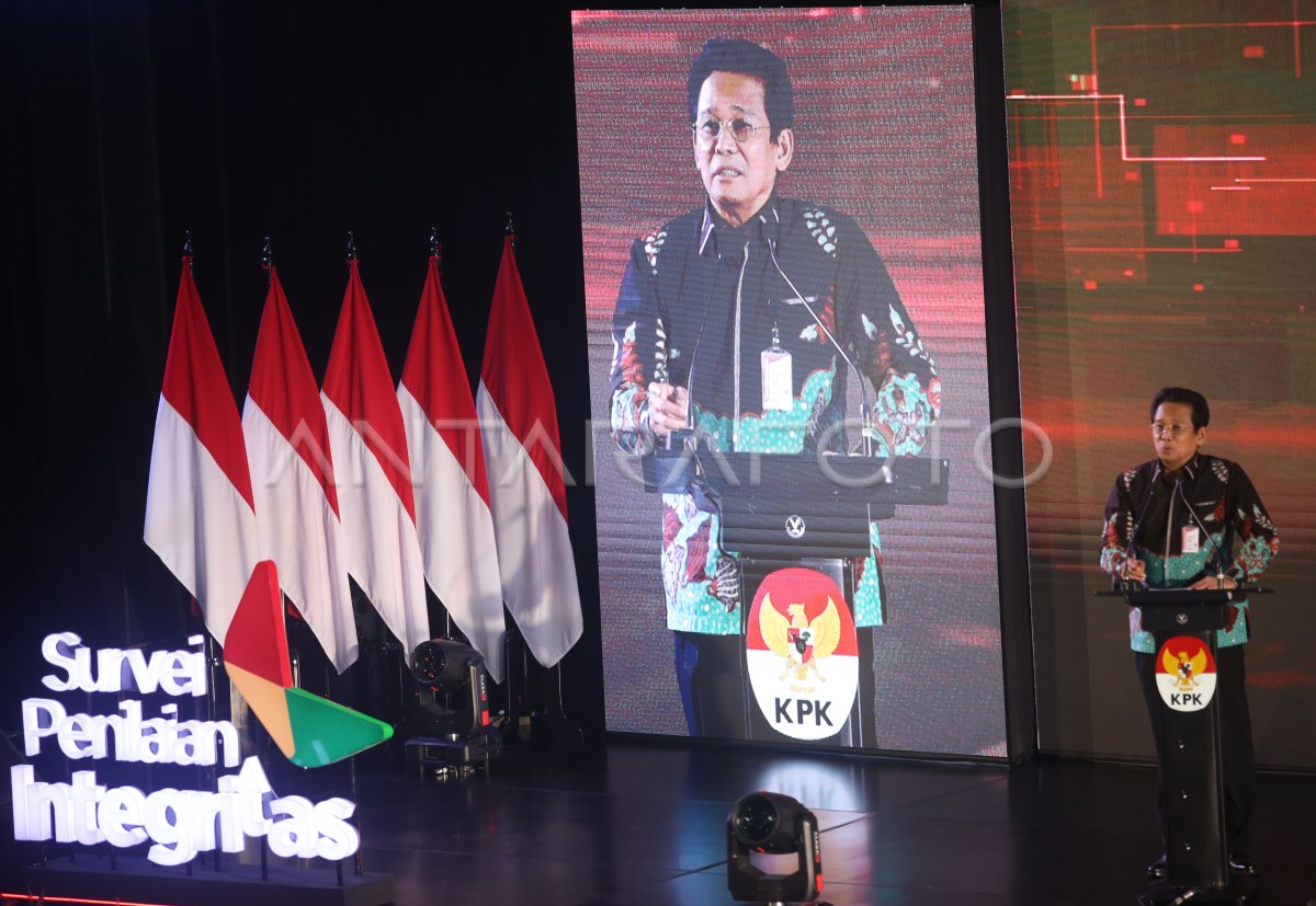 KPK luncurkan hasi survei penilaian integritas 2023 | ANTARA Foto KPK luncurkan hasi survei penilaian integritas 2023 | ANTARA Foto