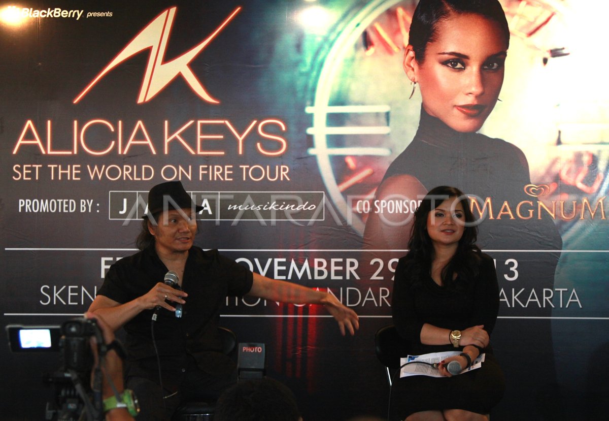 JELANG KONSER ALICIA KEYS | ANTARA Foto