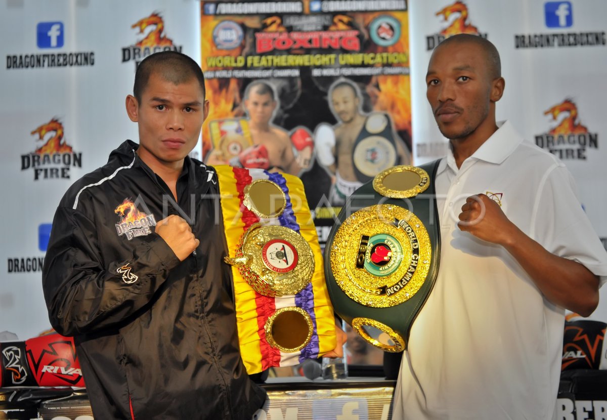 JELANG PERTANDINGAN UNIFIKASI WBA-IBO | ANTARA Foto