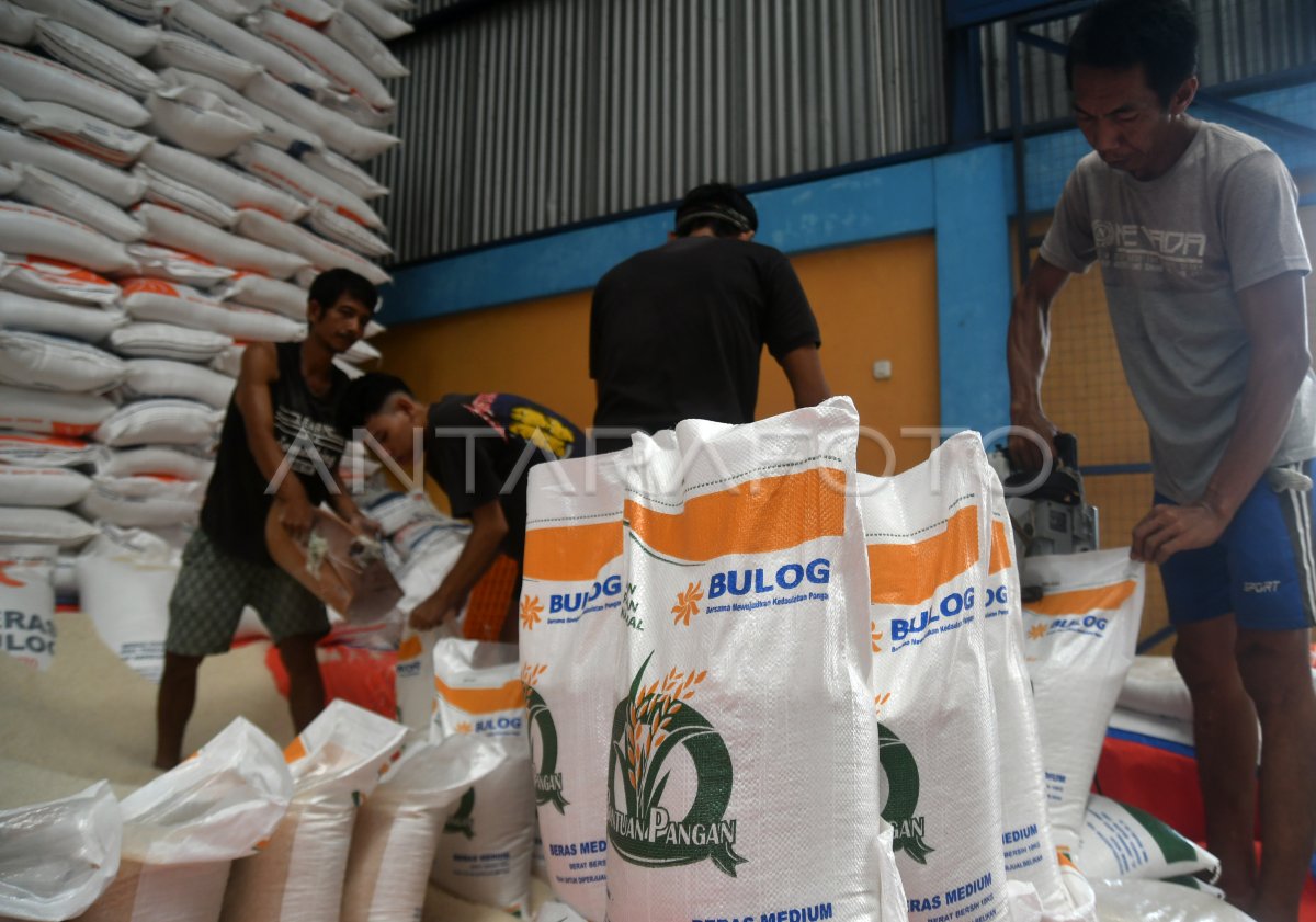 Stok beras di gudang Bulog Dramaga Bogor | ANTARA Foto Stok beras di gudang Bulog Dramaga Bogor | ANTARA Foto