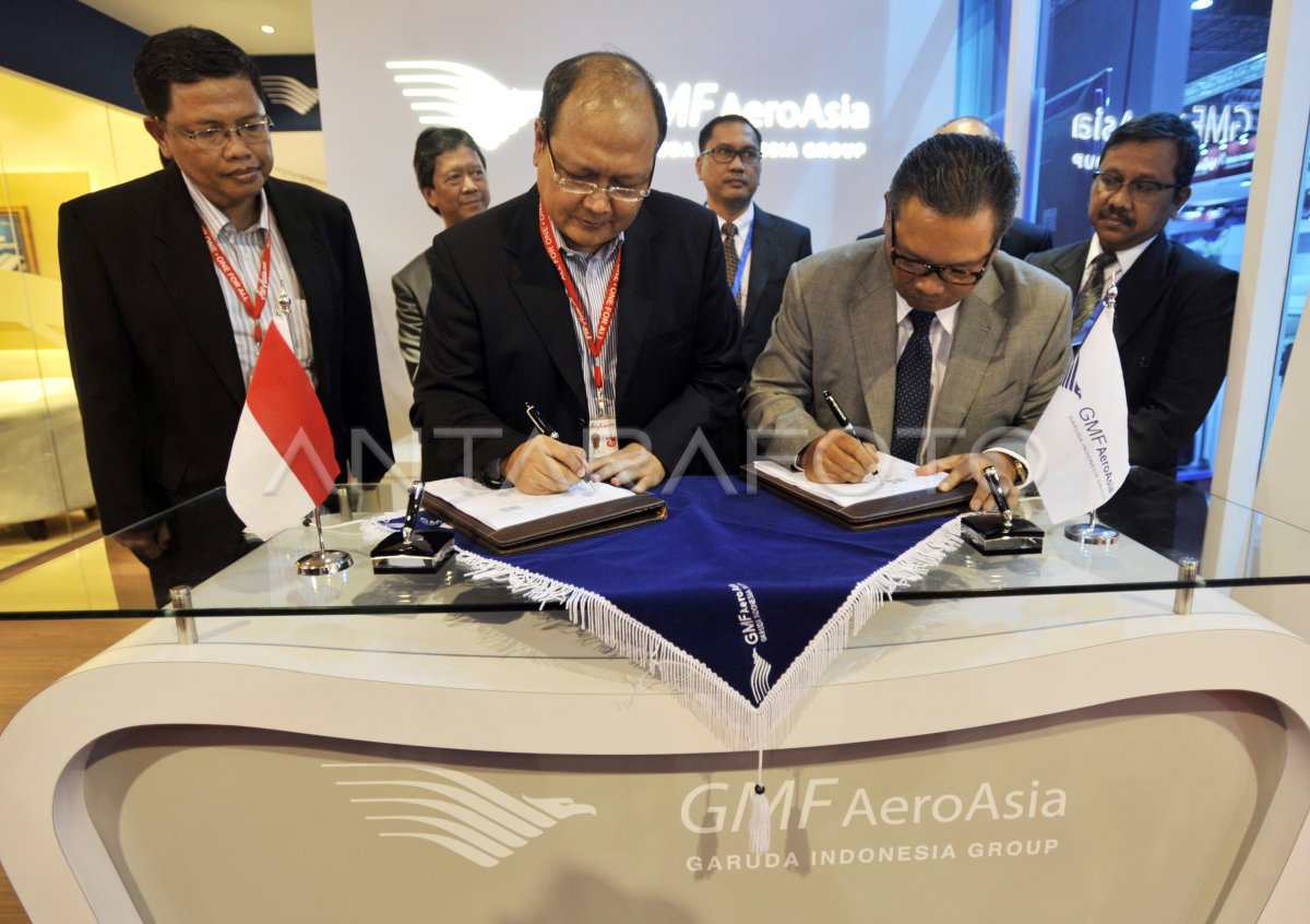 KERJA SAMA GMF AEROASIA-AIRASIA | ANTARA Foto