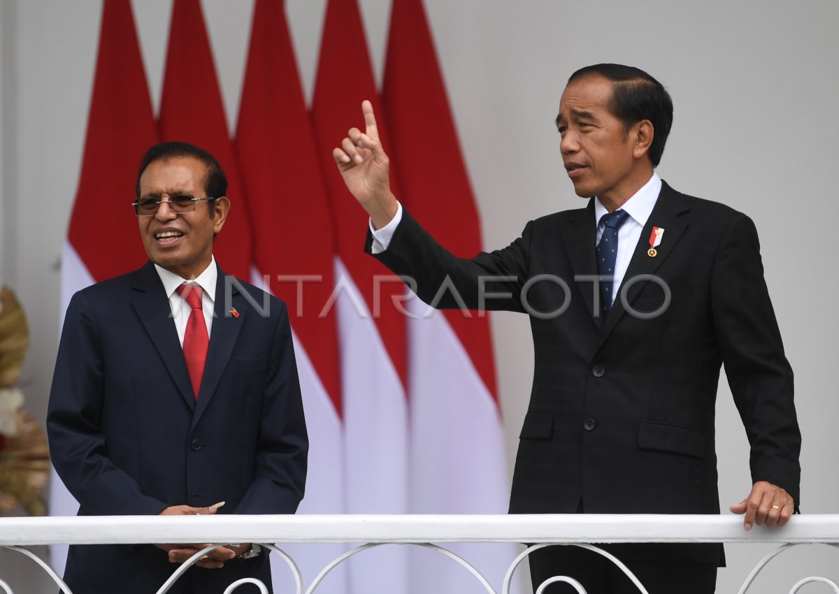 PRESIDEN TERIMA KUNJUNGAN PM TIMOR LESTE | ANTARA Foto