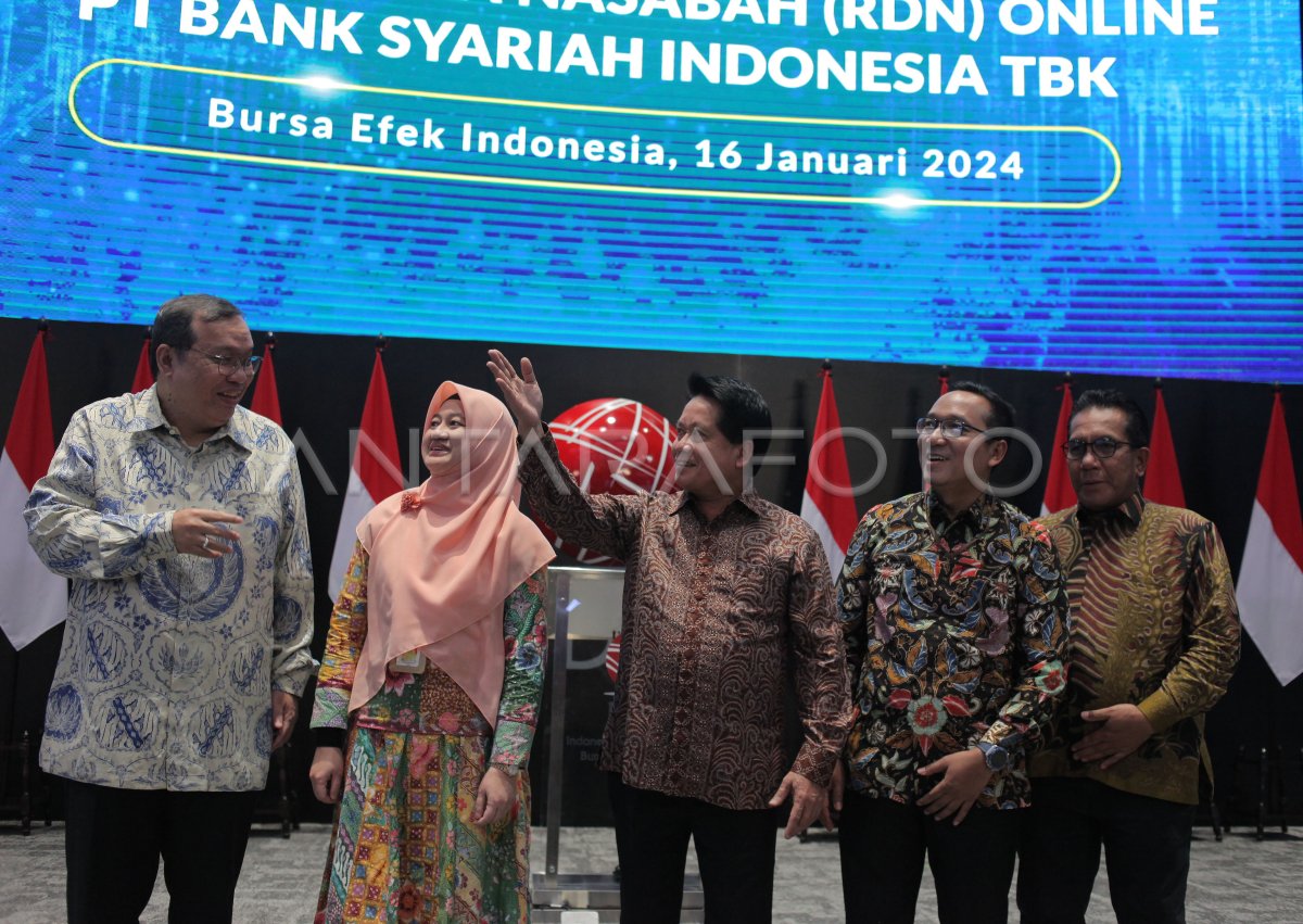 Peluncuran RDN Online Syariah Pertama | ANTARA Foto