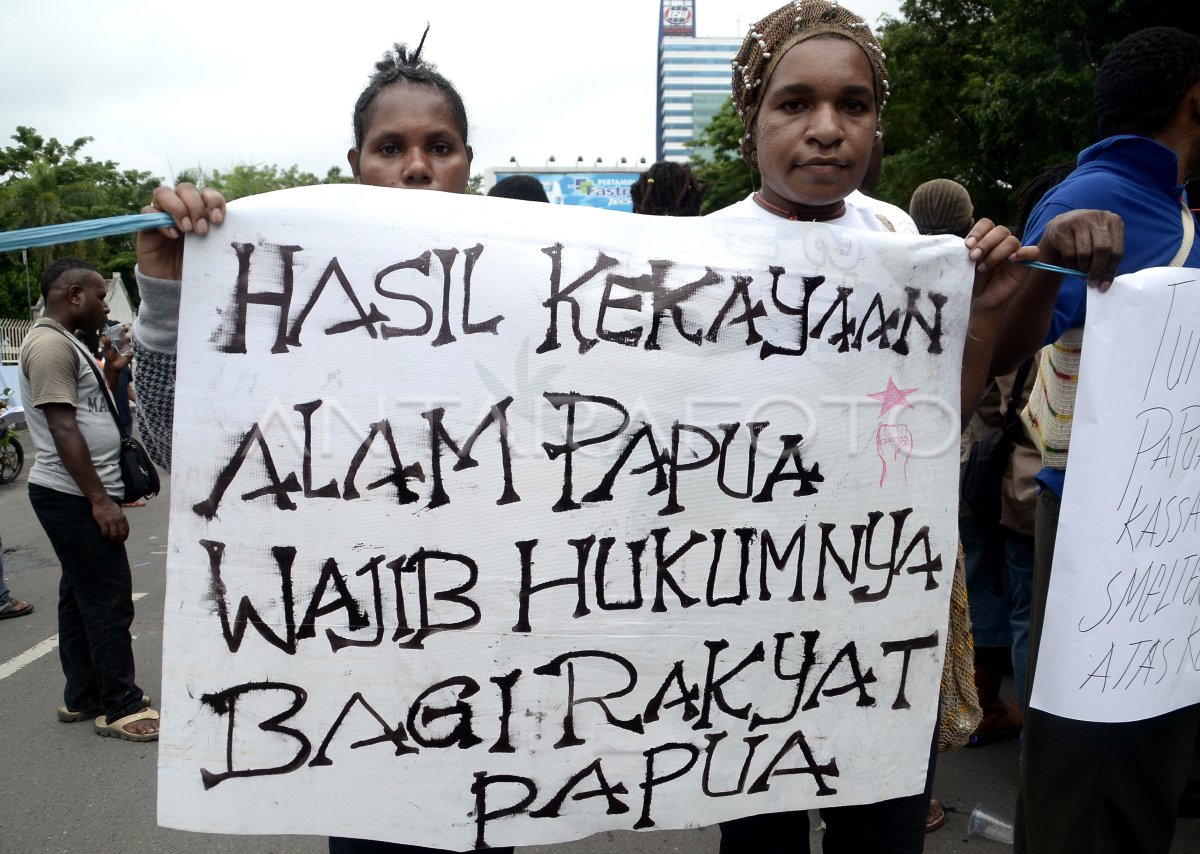 UNJUK RASA MASYARAKAT PAPUA | ANTARA Foto