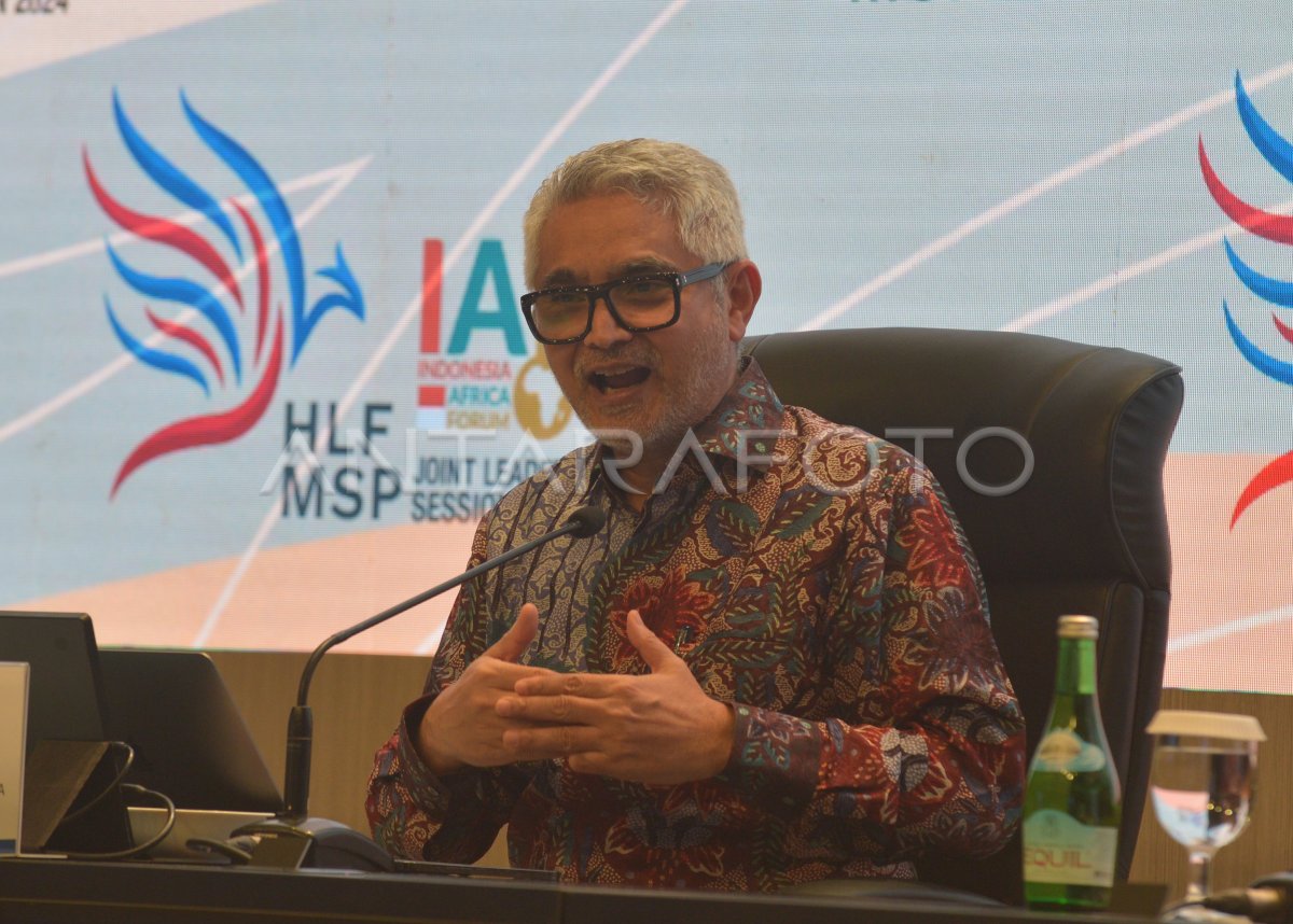Konfrensi pers kesiapan pelaksanaan IAF HLF MSP | ANTARA Foto