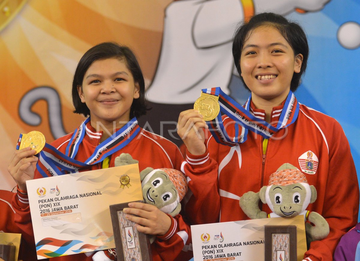 EMAS TENIS MEJA DKI JAKARTA | ANTARA Foto