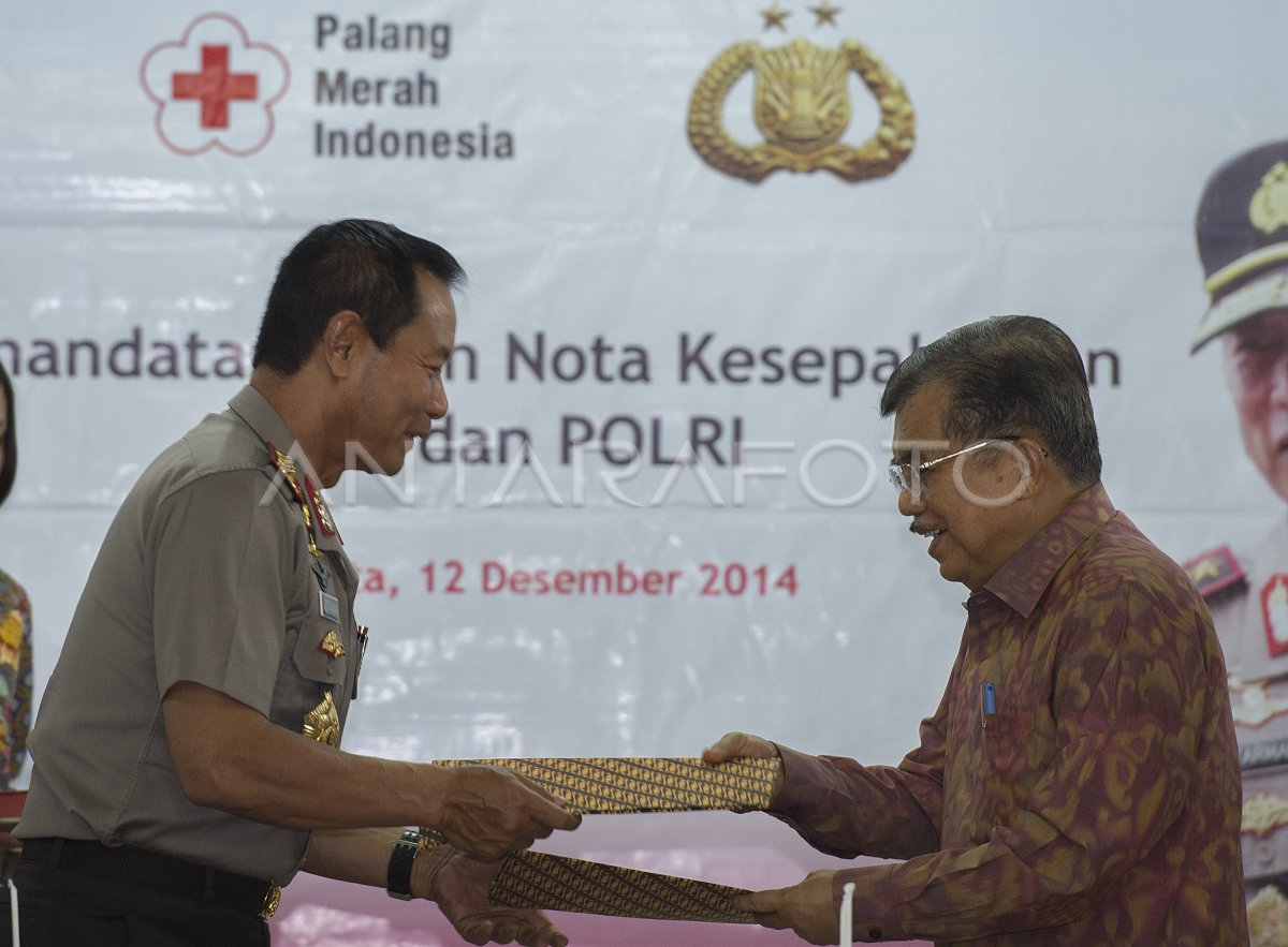 KERJA SAMA PMI DAN POLRI | ANTARA Foto KERJA SAMA PMI DAN POLRI | ANTARA Foto