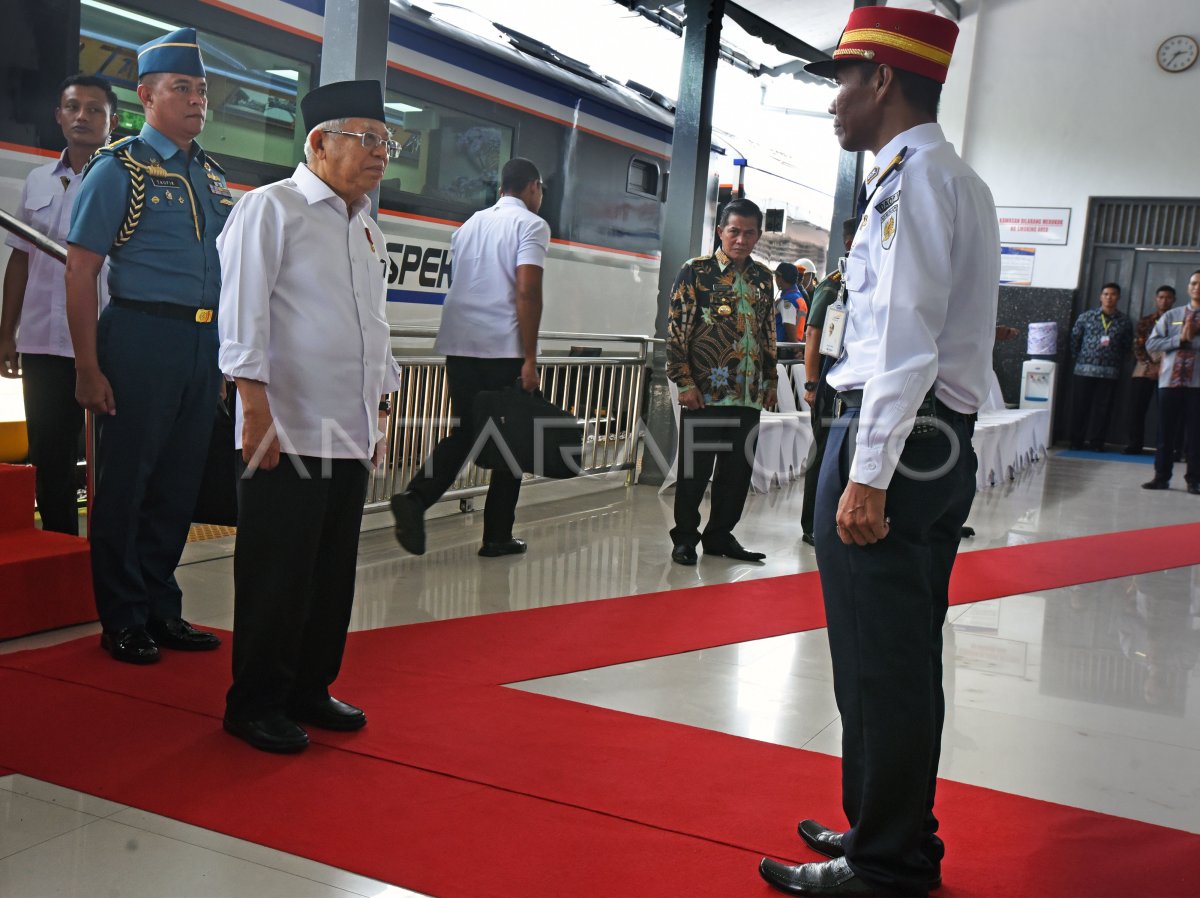 Wapres Tinjau Rencana Perluasan Krl Ke Serang Antara Foto