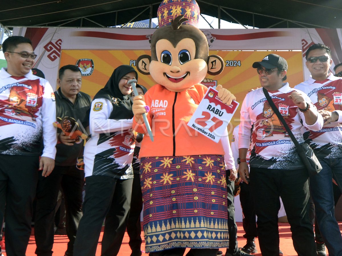 Peluncuran Pilkada Bandar Lampung 2024 | ANTARA Foto