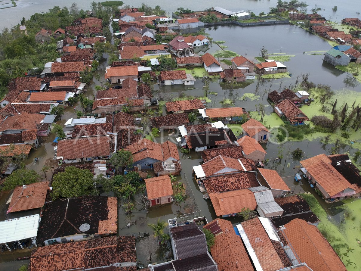 BANJIR PEKALONGAN MULAI SURUT | ANTARA Foto