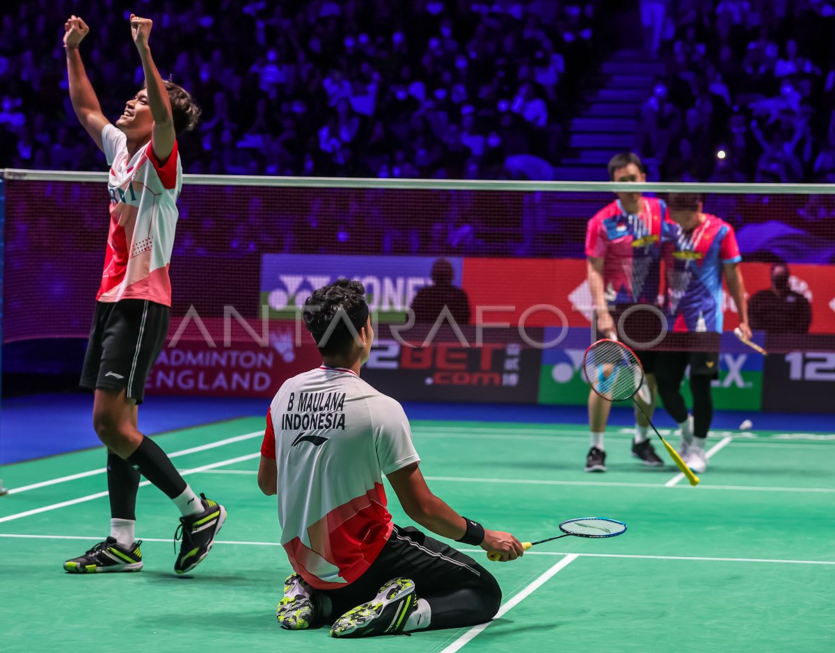 BAGAS-FIKRI JUARA ALL ENGLAND 2022 | ANTARA Foto