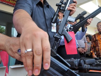SENJATA ILEGAL | ANTARA Foto