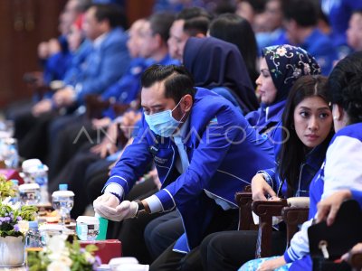 AHY TERPILIH JADI KETUA UMUM PARTAI DEMOKRAT | ANTARA Foto