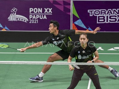 FINAL BULU TANGKIS GANDA CAMPURAN | ANTARA Foto