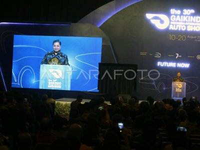 Pembukaan pameran GIIAS 2023 | ANTARA Foto