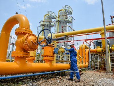 Realisasi Produksi PT Pertamina EP Field Subang | ANTARA Foto