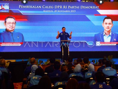 Pembekalan calon legislatif DPR RI Partai Demokrat | ANTARA Foto