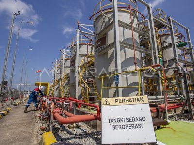 Produksi migas Pertamina EP Field Jatibarang | ANTARA Foto