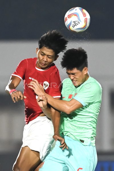 Timnas U20 Indonesia Imbang Lawan China Antara Foto