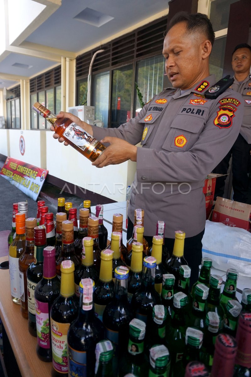RIlis hasil Operasi Pekat Otanaha | ANTARA Foto