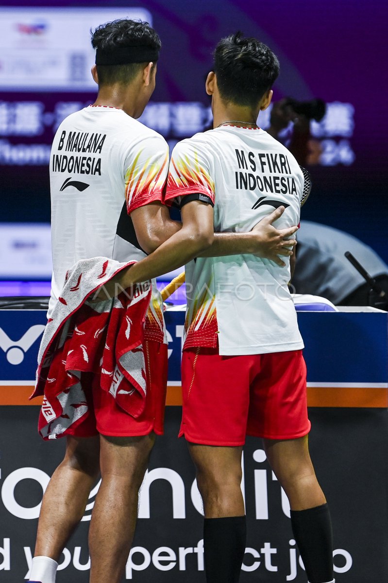 Final Piala Thomas Indonesia lawan China | ANTARA Foto