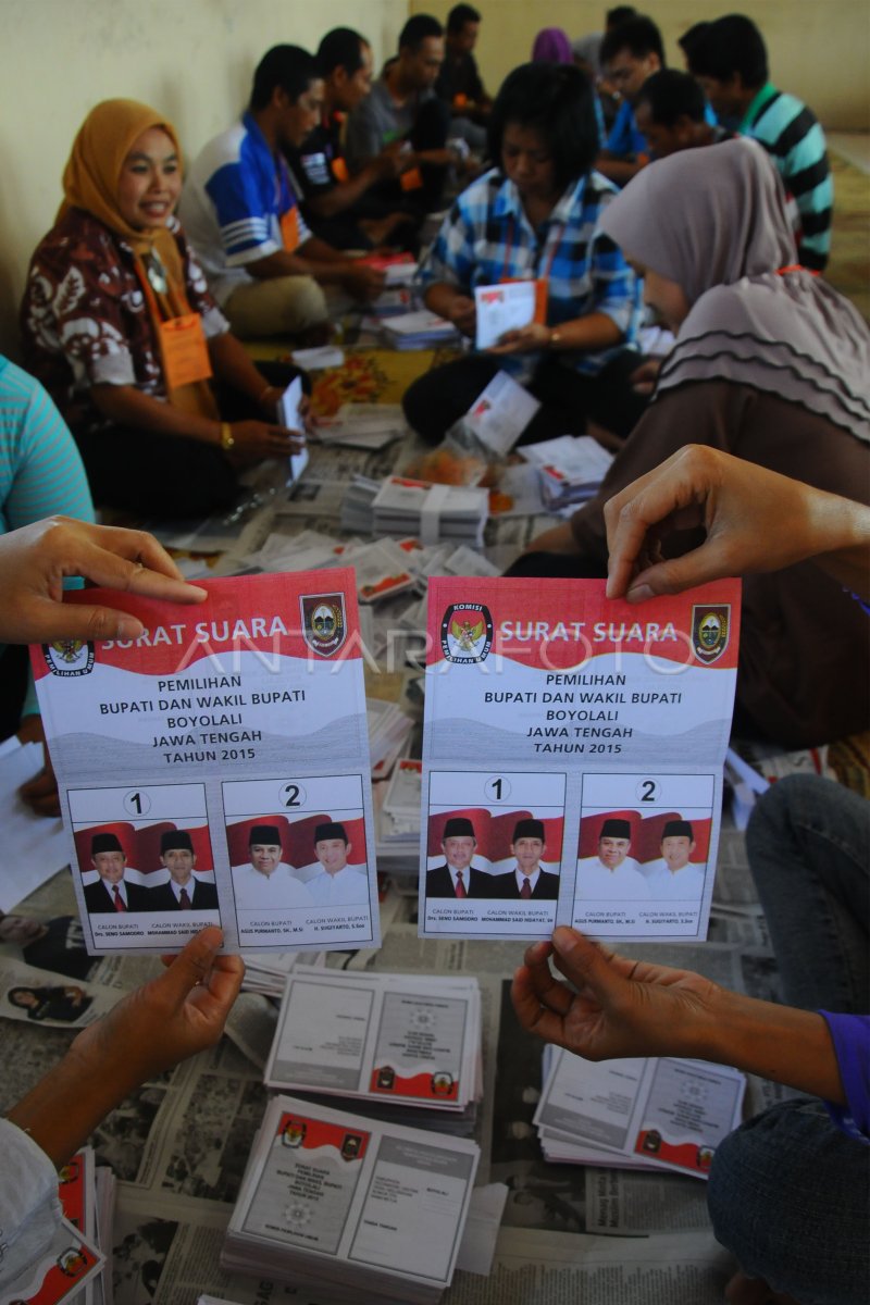 SURAT SUARA PILKADA BOYOLALI | ANTARA Foto SURAT SUARA PILKADA BOYOLALI | ANTARA Foto