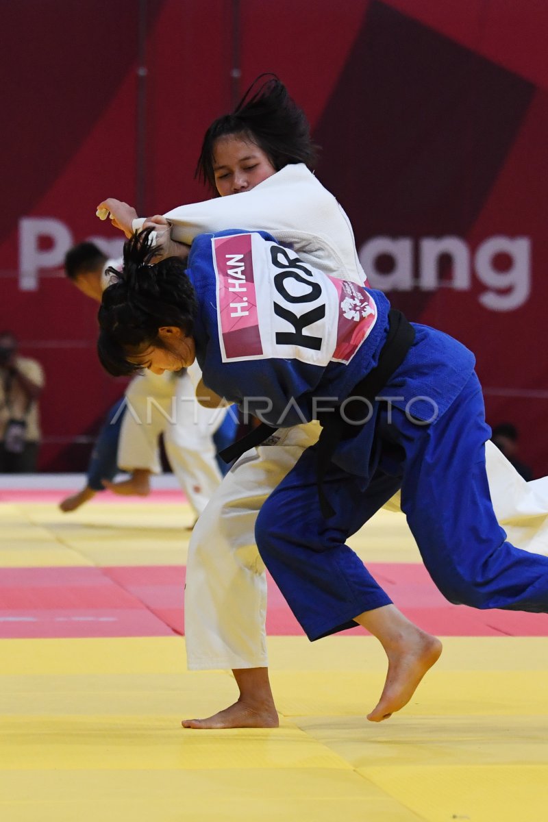 JUDO - INDONESIA -VS- KOREA | ANTARA Foto