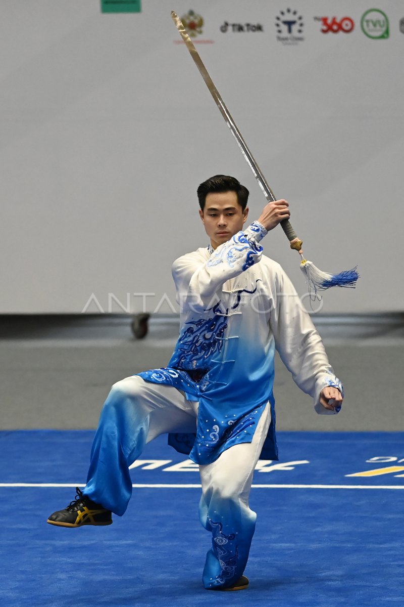 Sea Games 2021 Nicholas Raih Medali Perak Wushu Antara Foto