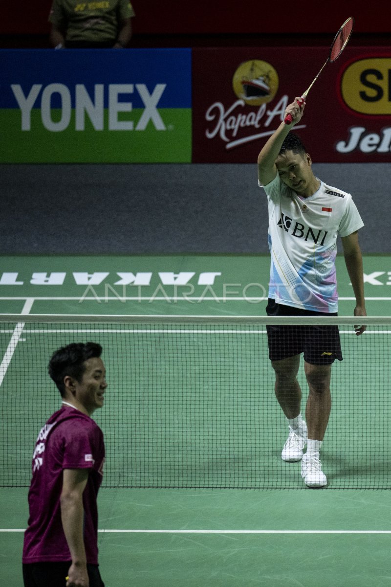 Ginting gagal melaju ke babak 16 besar | ANTARA Foto