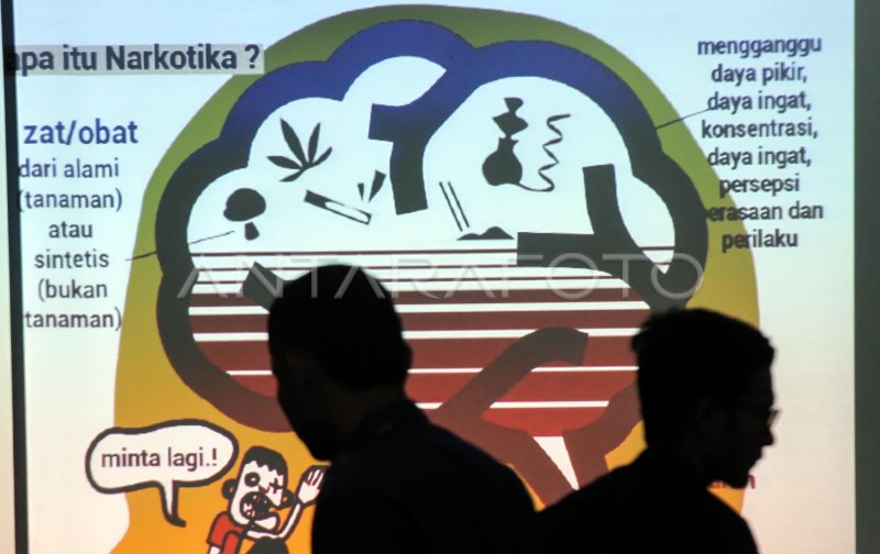 SOSIALISASI LANJUTAN BAHAYA NARKOBA | ANTARA Foto