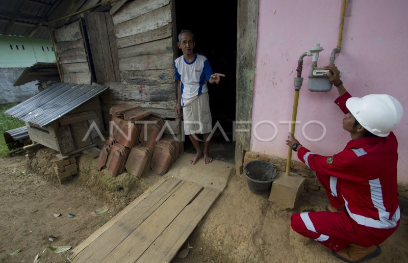 JARINGAN GAS KOTA | ANTARA Foto JARINGAN GAS KOTA | ANTARA Foto