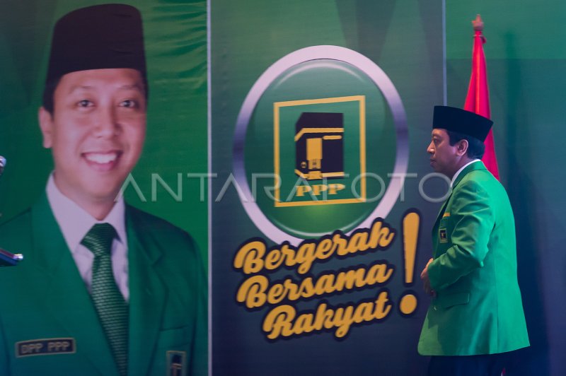 PENUTUPAN MUKERNAS PPP | ANTARA Foto PENUTUPAN MUKERNAS PPP | ANTARA Foto
