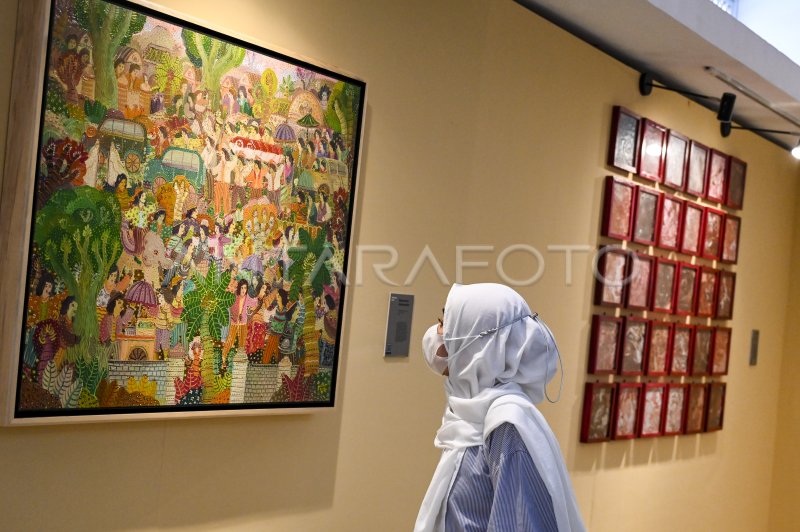 GELAR KARYA SENI LUKIS DI MUSEUM BASOEKI ABDULLAH | ANTARA Foto GELAR KARYA SENI LUKIS DI MUSEUM BASOEKI ABDULLAH | ANTARA Foto