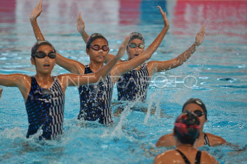 WAJAH BARU STADION AKUATIK GBK | ANTARA Foto