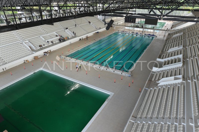 WAJAH BARU STADION AKUATIK GBK | ANTARA Foto