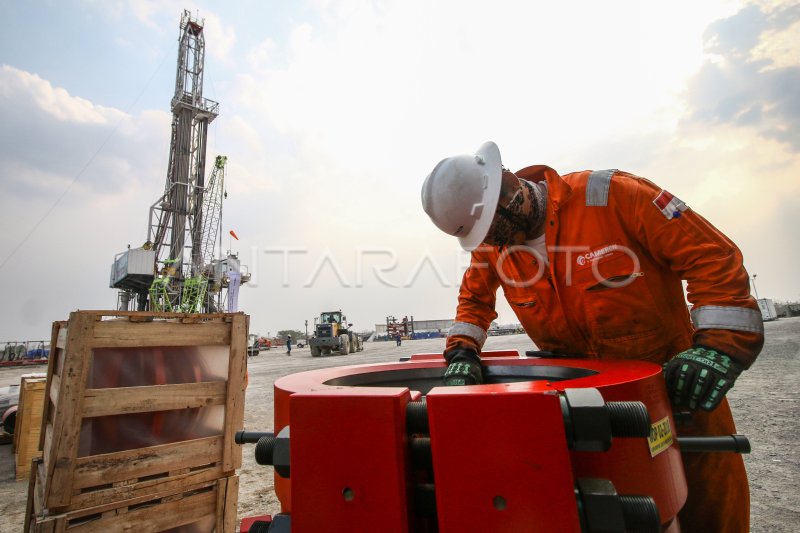 PT PERTAMINA EP CEPU LAKSANAKAN PROSESI TAJAK SUMUR | ANTARA Foto PT PERTAMINA EP CEPU LAKSANAKAN PROSESI TAJAK SUMUR | ANTARA Foto
