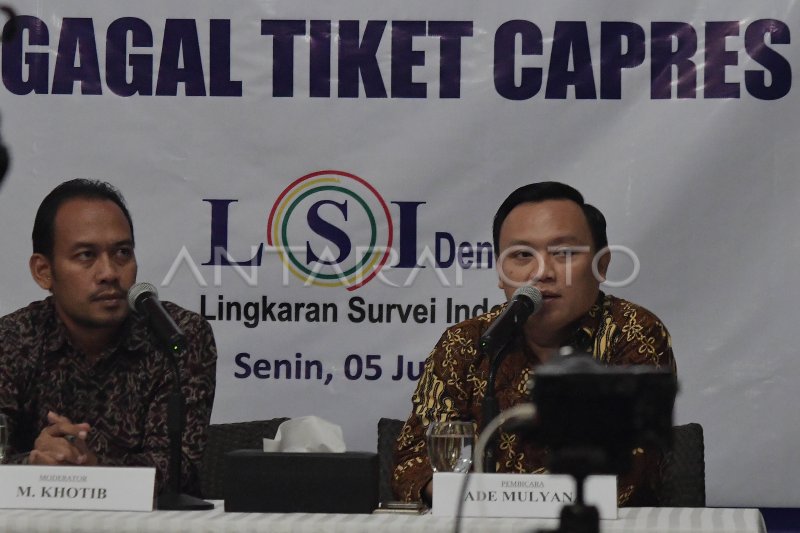 Rilis survei calon presiden 2024 | ANTARA Foto Rilis survei calon presiden 2024 | ANTARA Foto