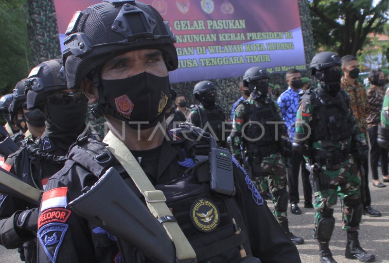 PENGAMANAN KUNKER PRESIDEN JOKOWI DI NTT | ANTARA Foto