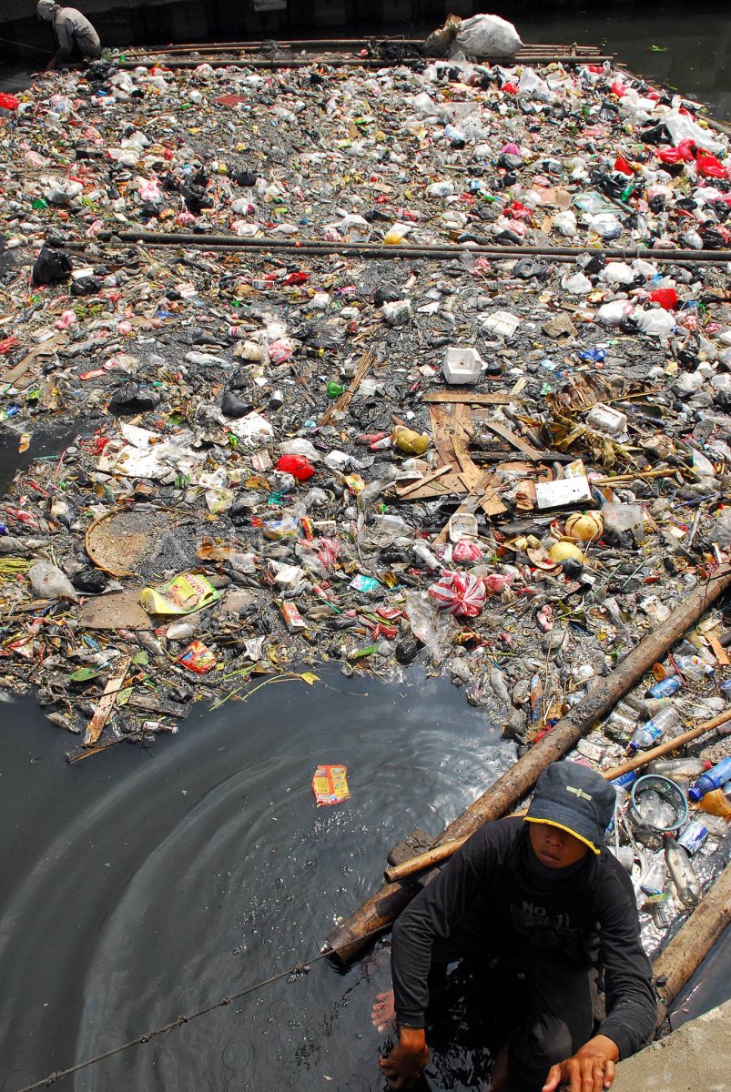 SAMPAH SUNGAI IBUKOTA | ANTARA Foto
