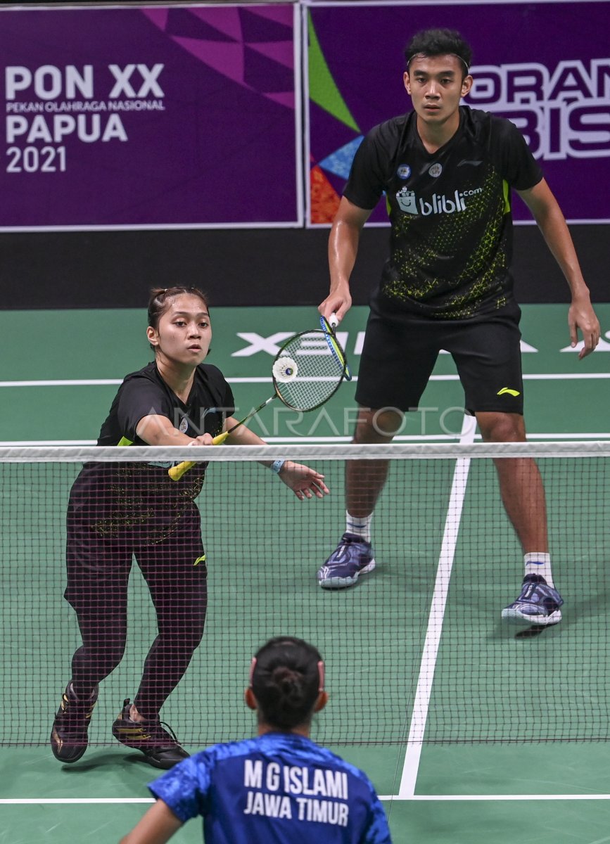 FINAL BULU TANGKIS GANDA CAMPURAN | ANTARA Foto