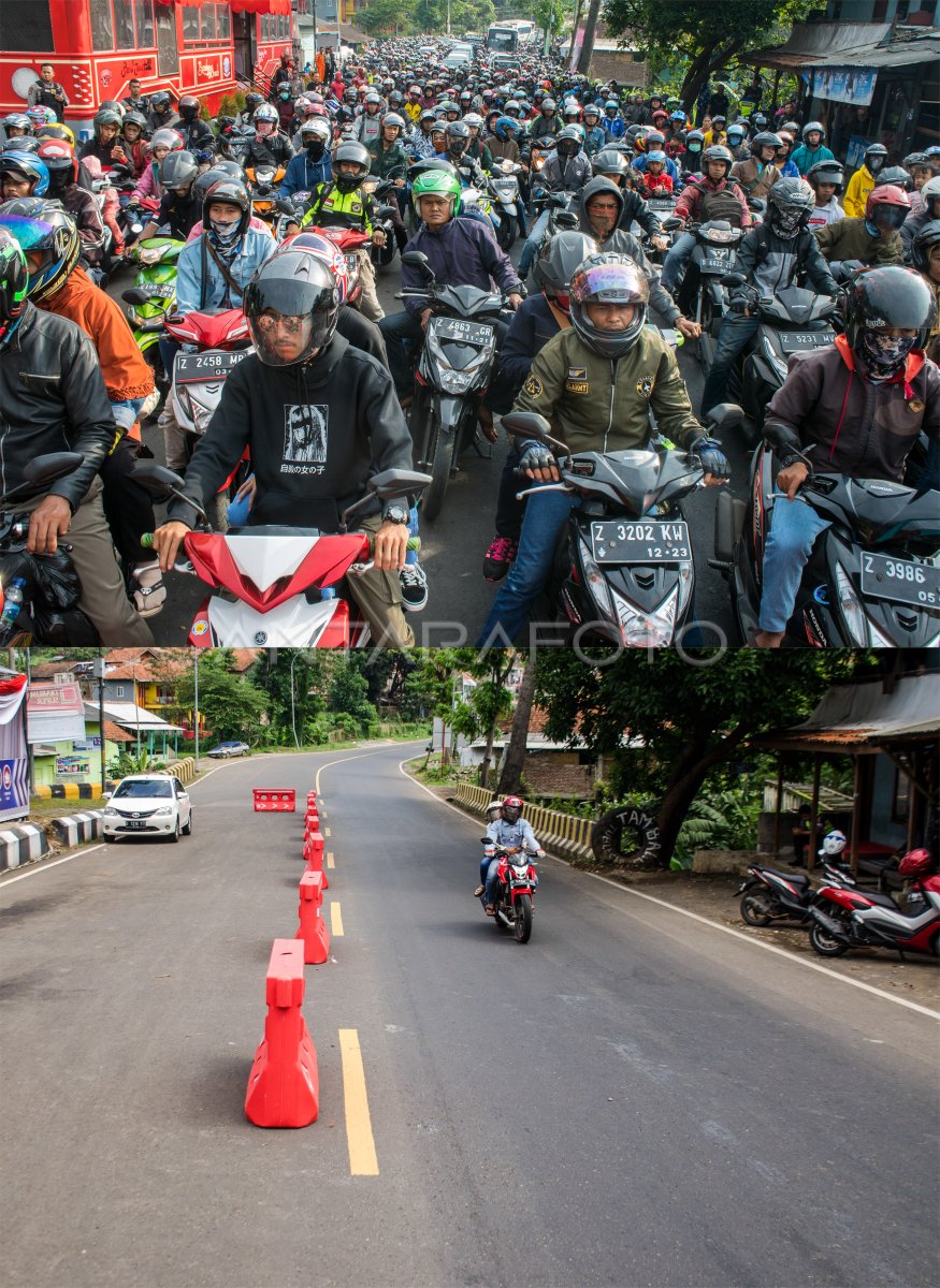 ARUS BALIK JALUR NAGREG | ANTARA Foto