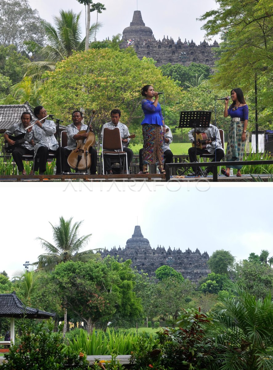 WISATA BOROBUDUR MASIH TUTUP UNTUK UMUM | ANTARA Foto
