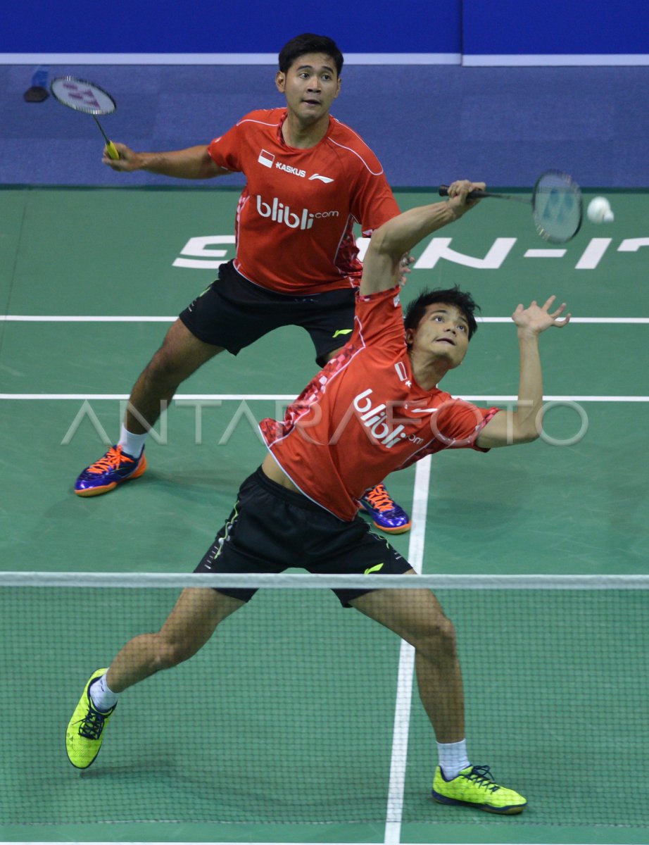 PIALA THOMAS: INDONESIA VS INDIA | ANTARA Foto